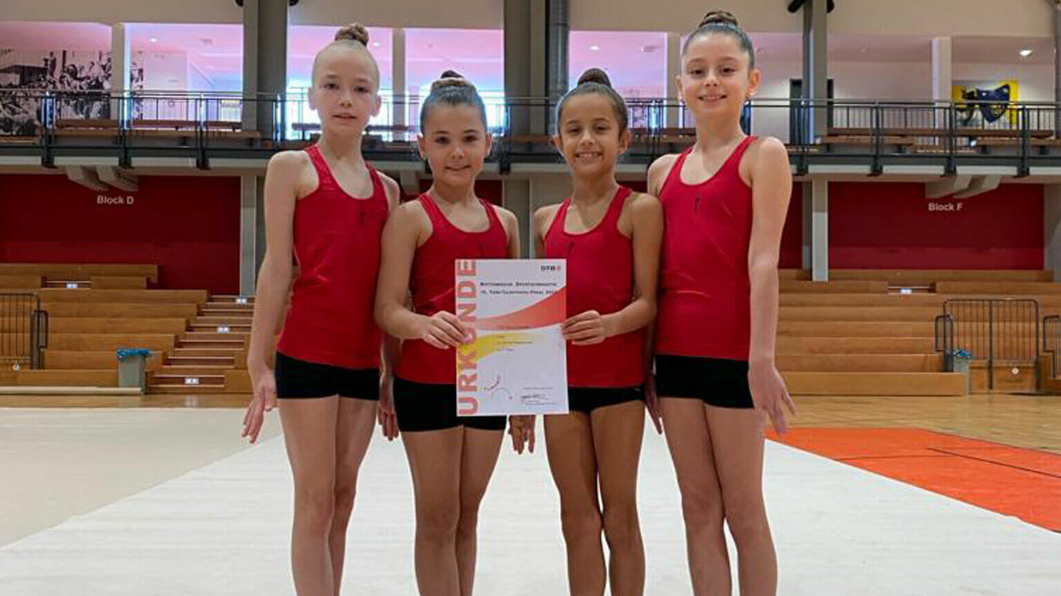 3. Platz im bundesweiten Vergleich der Turn-Talentschulen in der ...